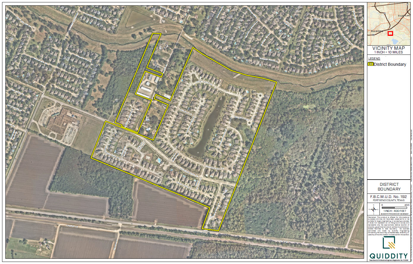 About – Fort Bend County Municipal Utility District No. 192